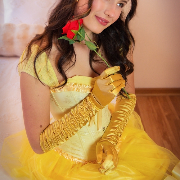 Dolls Kill | Tops | Belle Cosplay Halloween Costume Beauty And The ...